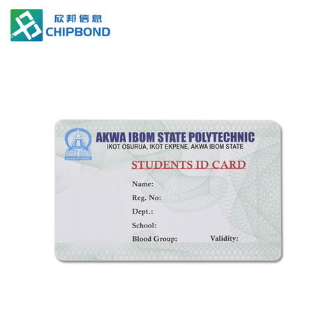 Iso 14443a Custom Pvc Business Card Nfc Card , Rfid Id Card For School ...