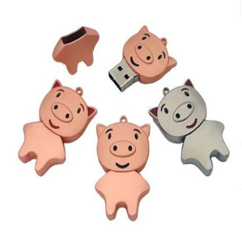 China Cartoon pig usb animal gift custom on Global Sources,Animal ...
