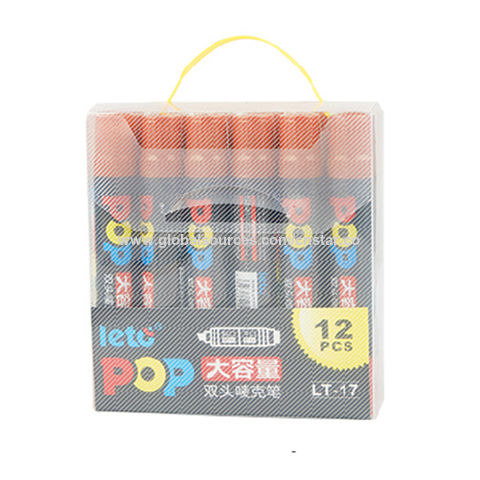 Buy Wholesale China Poster Markers, Dual Tip, 10 Mm And 17mm Writing ...