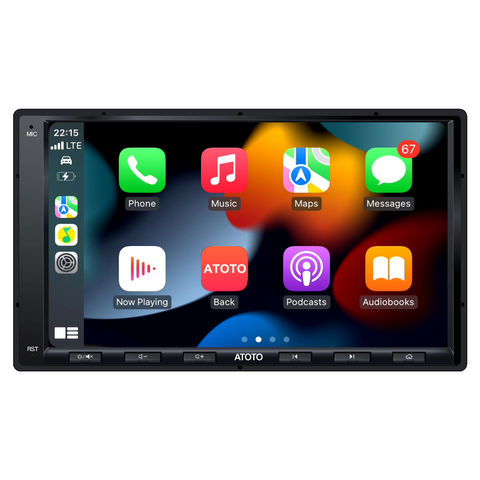 China Universal Touch Screen Multimedia Player 2 Din 7inch Android 10 ...