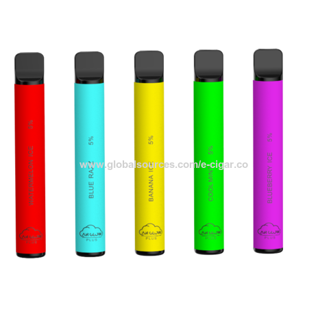 China AIR GLOW PLUS Mamba vape for men electronic cigarette 800 puff on ...