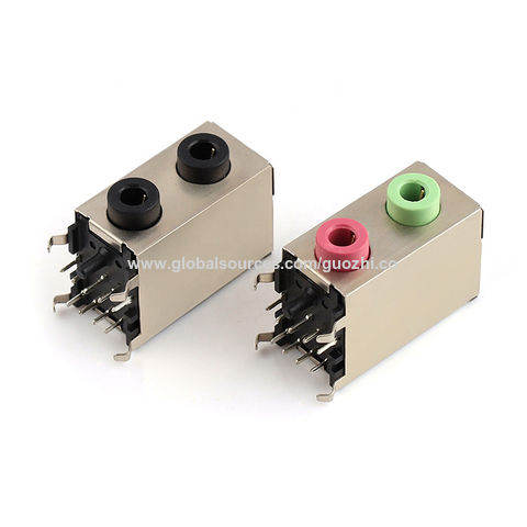 Buy Wholesale China Rca Audio Jack 9 Pin 1x2 Metal Shell Female Rca ...