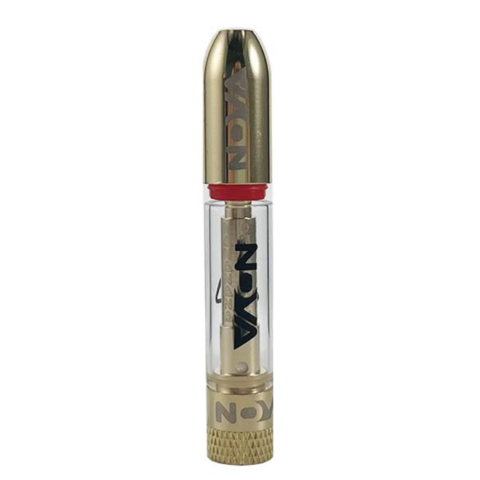 Nova Vapes 0.8ml Gold Atomizers Vape Cartridge Packaging Ceramic Coil ...