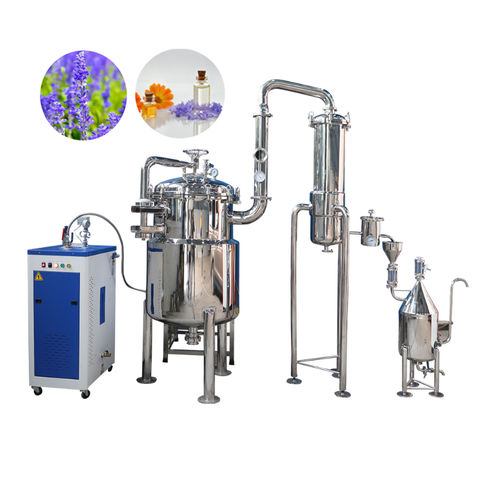 Extracting Making Equipment Natural Plant Vacuum Steam Rose Essential ...