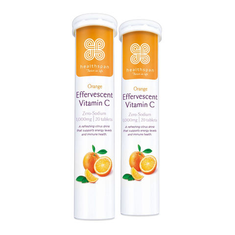 United States Healthspan - Orange Effervescent Vitamin C 1,000mg (40 ...