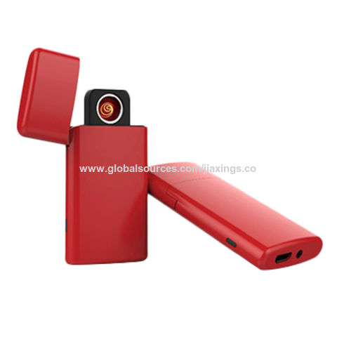 China New Products Metal USB Lighter Cigarette Case on Global Sources ...