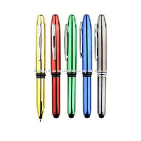 China Portable and fashion ballpoint pen with ink and eraser on Global ...