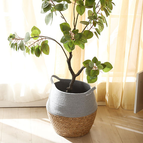 Buy Wholesale China Nordic Style Natural Material Cattail Flower Pot ...