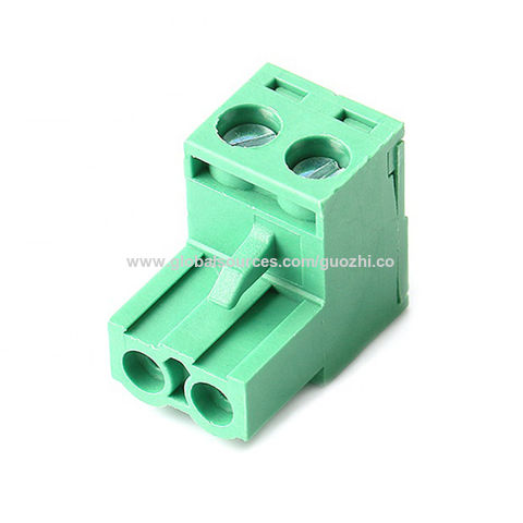 Terminal Block Terminal Quick Connector Plug-in Type 2p 5.08mm Pitch ...