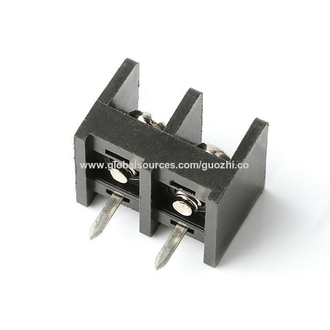 Terminal block 2pins panel mount barrier terminal block 9.50mm pitch ...