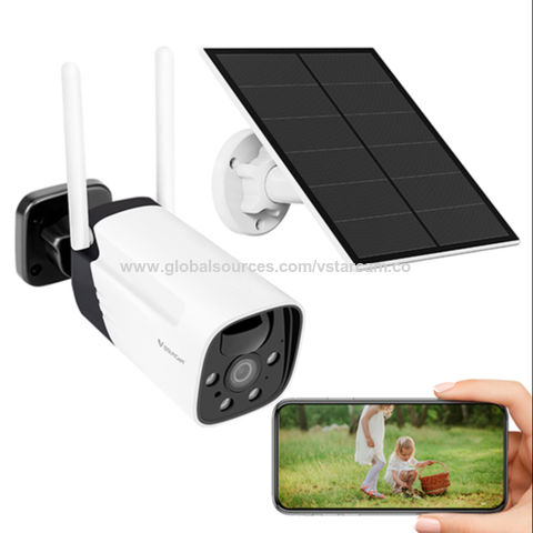 Smart 15000mAh battery camera full color night vision wireless IP ...