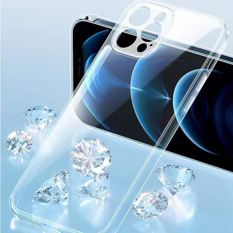 Buy Wholesale China Crystal Mobile Phone Cases Tempered Glass Clear Air ...