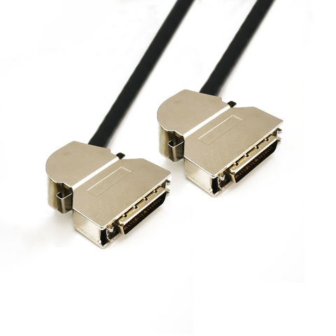 SCSI II Cable 36pin computer data Cable Assembly Metal Shell and Spring ...