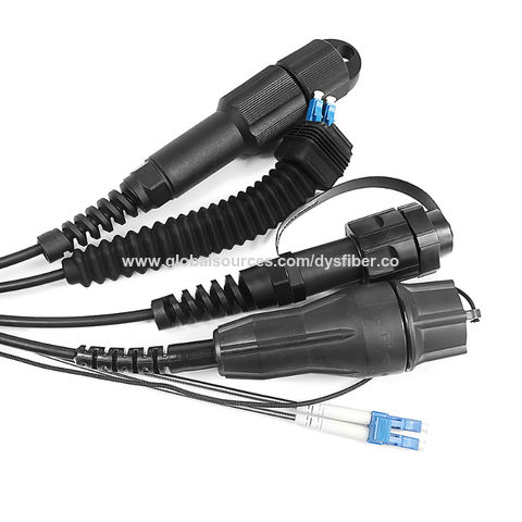 IP68 Waterproof CPRI NSN ODVA Fullaxs Connector Fiber Optic Patch Cable ...