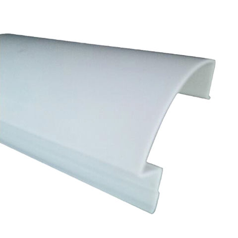 China Curved LED plastic diffusion cover on Global Sources,LED plastic ...