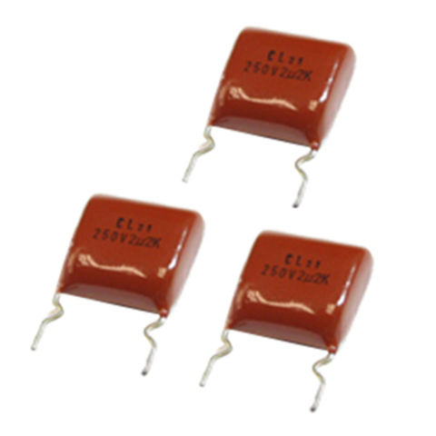 China Metalized Polyester Film Capacitor, Suitable for Low-pulse ...