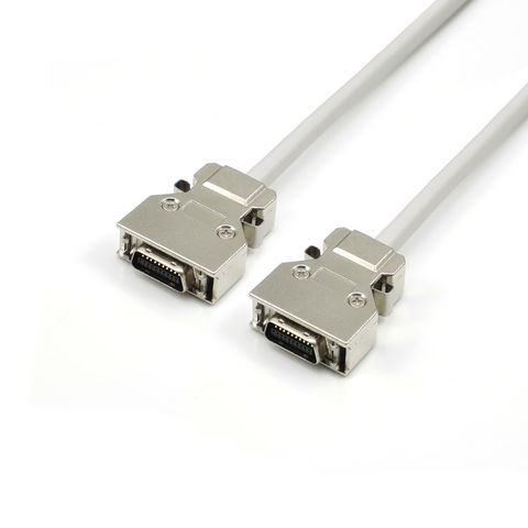 China SCSI HPCN 20pin computer data Cable Assembly Metal Shell and ...