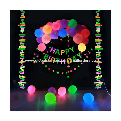 China Hot Sale Luminous Party DIY Birthday Surprise Decoration Set Glow ...