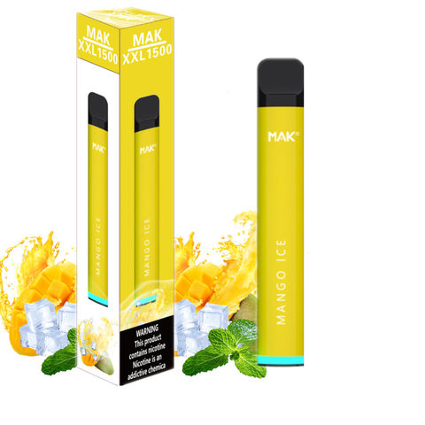 Pod Vape Puff bar Vape pen MAK MAX 5% 1500 Puffs Disposable Electronic ...