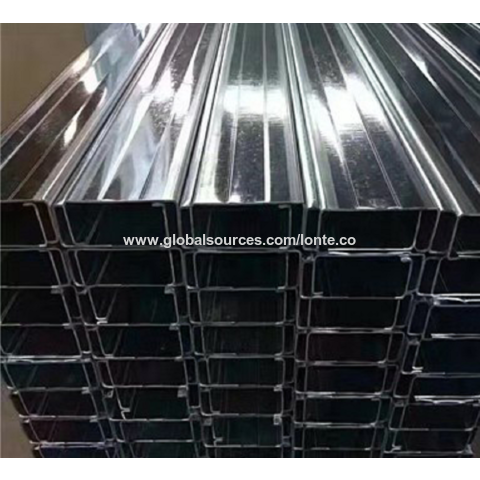 Buy Wholesale China Galvanized Steel C Shaped Steel C/z Purlin & C ...