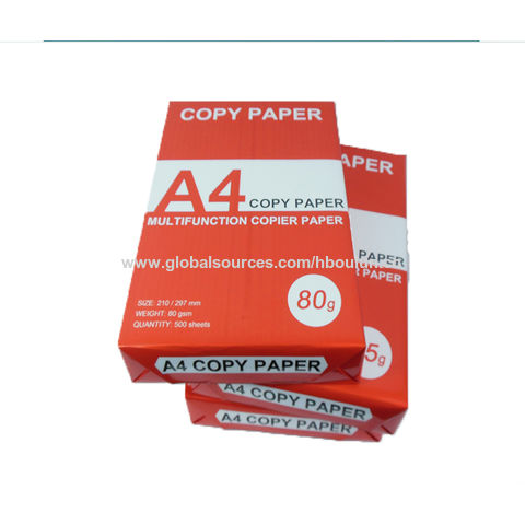 China New brand A4 copper paper 70 80g paper print copy a4 paper made ...