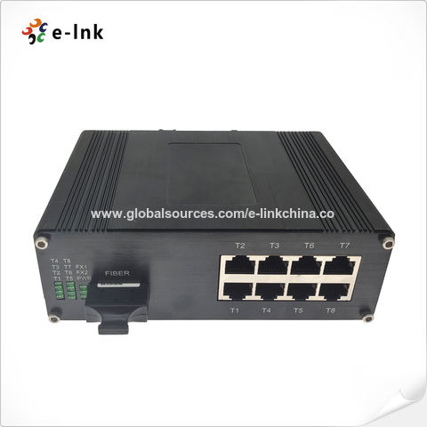 China 8-Port 10/100/1000Base-T + 1-Port 1000Base-X Ethernet Switch with ...