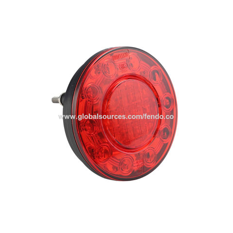 China 100% Waterproof E4 LED Bus Trailer Truck Round Stop Tail Light ...