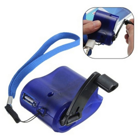 Portable Usb Hand Crank Phone Charger Emergency Hand Power Dynamo ...