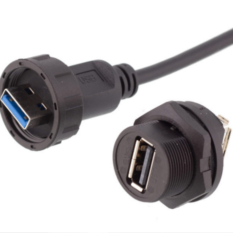 Buy Wholesale China Waterproof USB connector USB3.0 waterproof socket ...