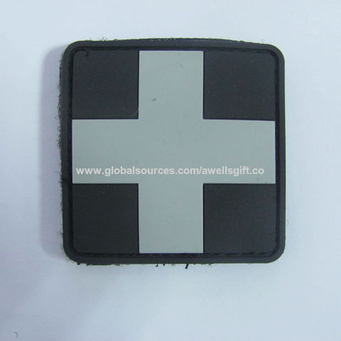 Eco-friendly Custom 3D Embossed Soft PVC Logo Rubber Silicone Patches ...