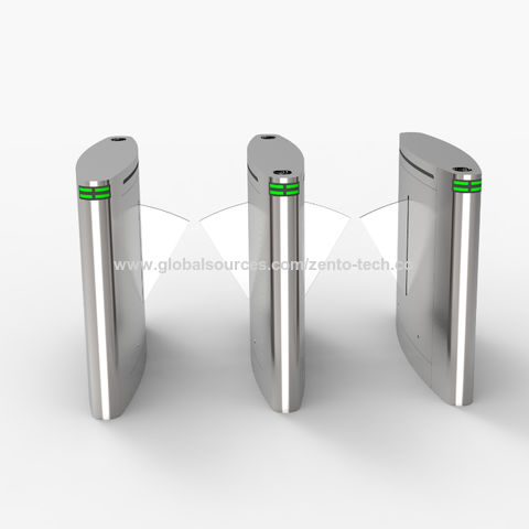 Buy Wholesale China Automatic 304 Stainless Steel Entrance Flap Barrier Turnstile Gate With ...