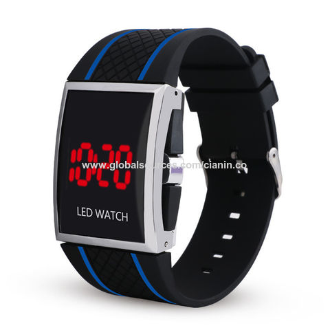 Buy Wholesale China Led Watch With Calendar And Backlight Made Of Alloy ...