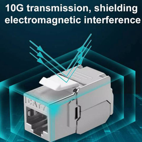 China Cat7 Shielded Keystone Adapter Dongguan Manufacture wholesale on ...