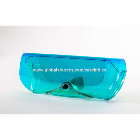Plastic Eyeglass Cases Soft PVC Sunglass Case Fashion Colorful Bright ...