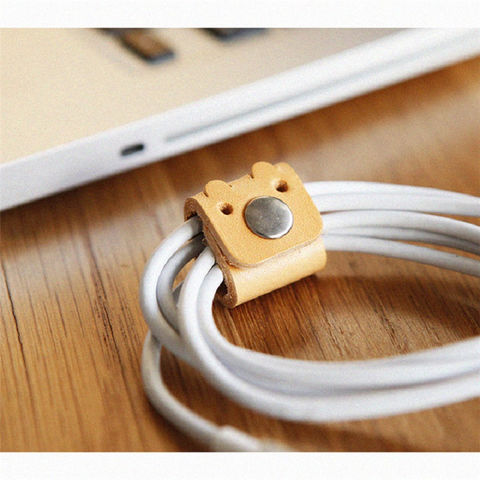 Buy Wholesale China Ea038 Cowhide Leather Clip Management Travel Tie ...