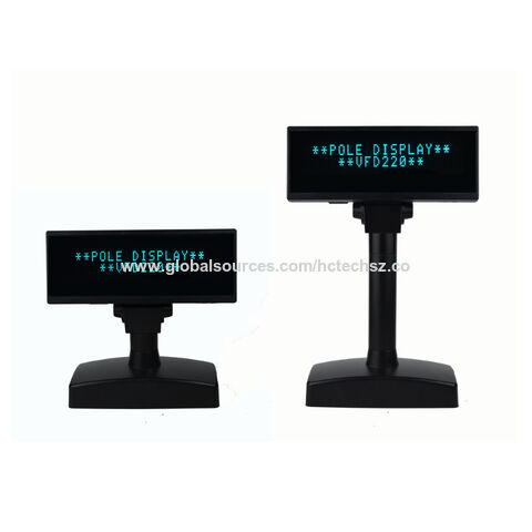 China Good Quality RS232 Port Display Pole Double Line Display on ...