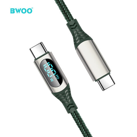 Buy Wholesale China Bwoo New Design Pd 100w Usb C Cable Nylon Braided ...