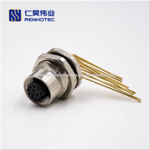 Buy Standard Quality China Wholesale M12 Connector 12 Pin A Coded ...