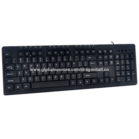 China Standard 104 key Wired membrane multimedia keyboard on Global ...