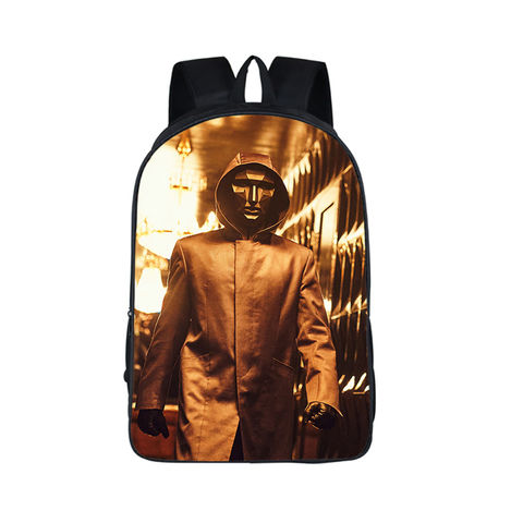 China Popular squid game backpack Korean school bag student backpack ...