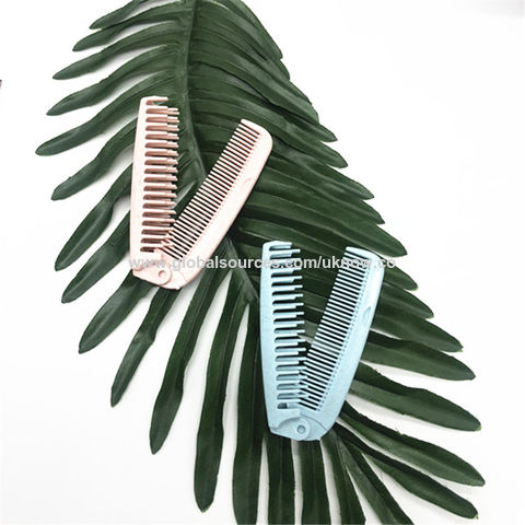 Buy Wholesale China Portable Dual-purpose Hair Comb Plastic Wheat Comb ...