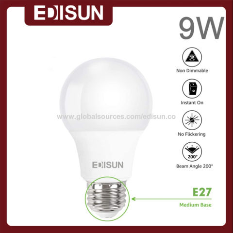 Buy Wholesale China Pc+aluminum A60 9w Led Light Bulb,high Power Bulb ...