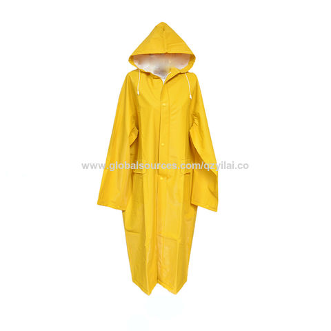 China Custom Rain Coat Workers Rainwear Waterproof Long Raincoat ...