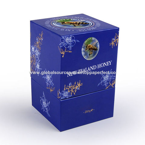 China Custom printed cardboard paper honey bottle packaging gift box ...