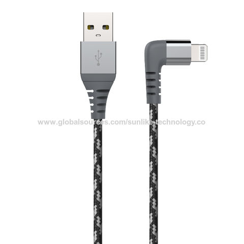 China 90° angle gaming Lightning cable on Global Sources,Cable for ...