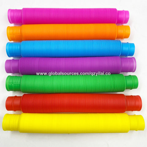 Fidget Pop Tube Toys, Pipe Sensory Tools for Stress and Anxiety Relief ...