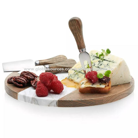 Buy Wholesale China Round Wood And Marble Stone Combination Cutting ...