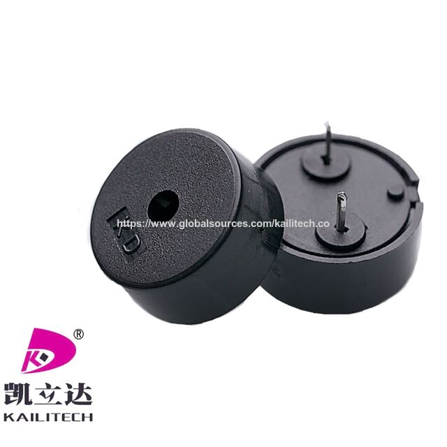 China KD 14mm*6.9mm Piezo Buzzer. passive, 85dB min.@4.0kHz 5Vp-p, for ...
