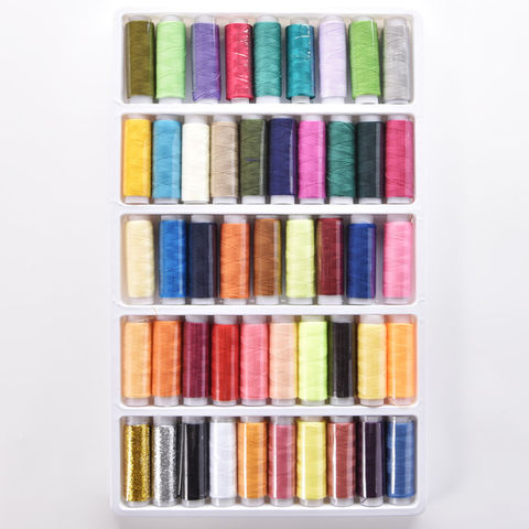 China Sewing Thread Kit Small Cone Thread Set Spun 402 Polyester Sewing ...
