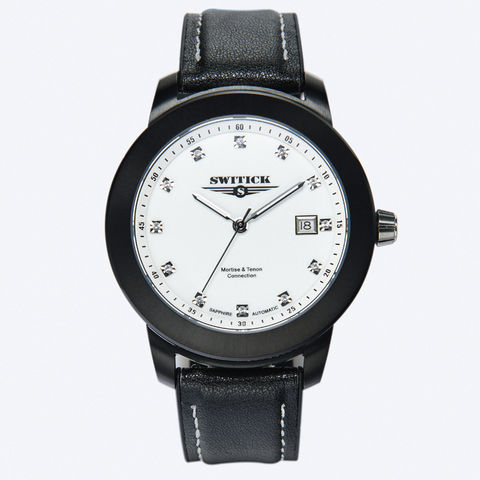 Buy Wholesale China Switick 43mm Gent's Stainless Steel Mechanical ...